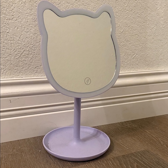 Other | Purple Cat Ear Vanity Mirror | Poshmark